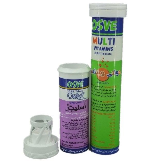 Small Tube Custom Color Plastic Bottles for VC Effervescent Tablets ...