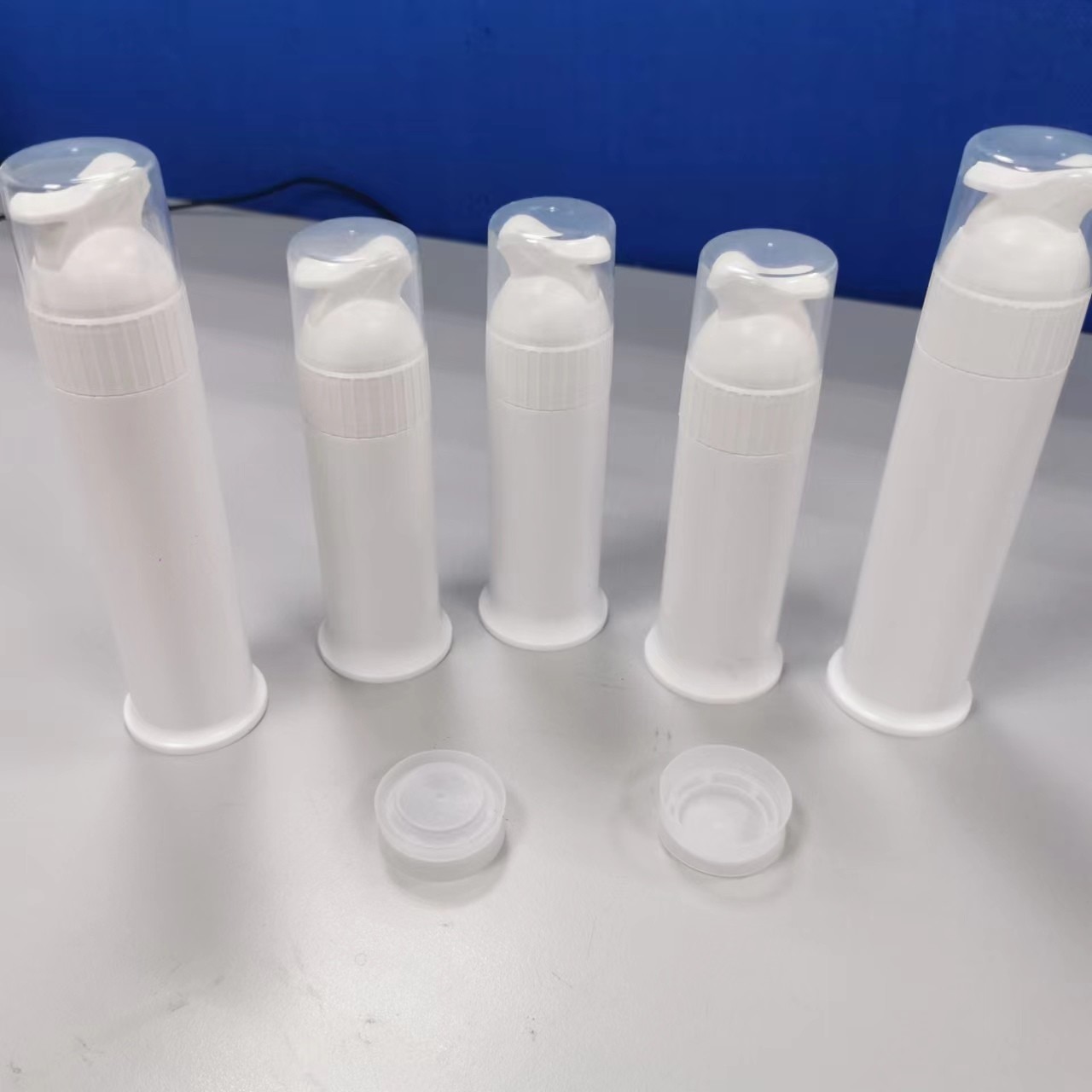 Toothpaste Tube Pump 2024 Custom White Plastic Vacuum Airless Pump for ...